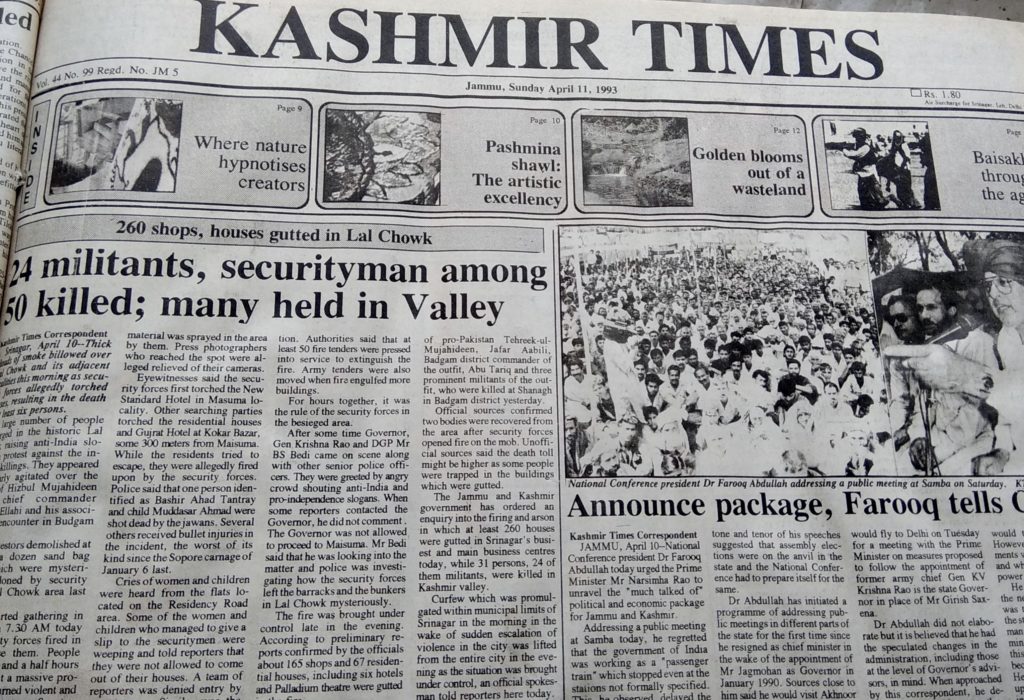 April 10, 1993: The day a boat sank with the dead | Free Press Kashmir